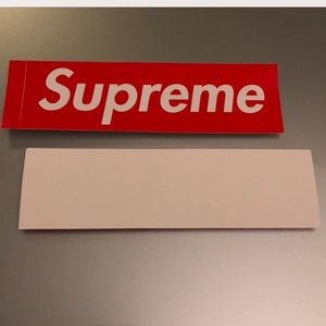 Supreme | Accessories | Supreme One Pair Of Iconic Red Supreme Stickers ...